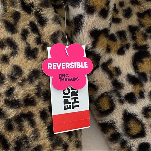 Epic Threads | Jackets & Coats | Nwt Epic Threads Faux Fur Reversible ...